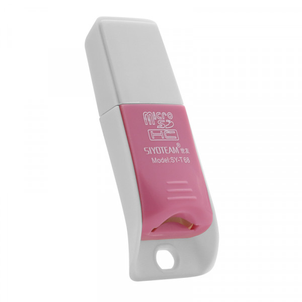 Silikonske, kožne, plastične - Citac kartica syoteam SY-T68 pink - mobilniSvet.net